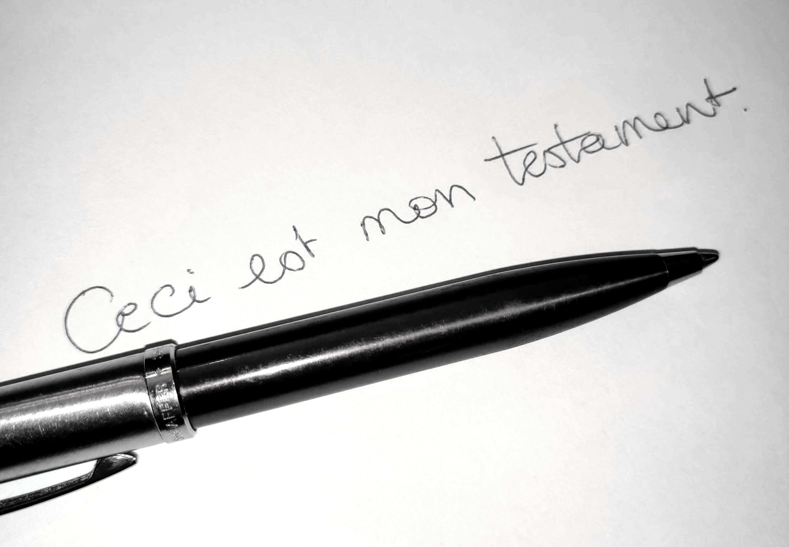 Modèle de testament - Association Mam'enSolo